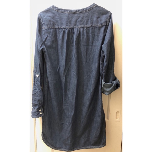 Express | Dresses | Express Dark Denim Popover Shirt Dress | Poshmark